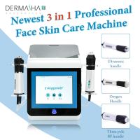 China 3 Hanldes Oxygen Hydrafacial Machine Water Spray Facial CO2 Bubble Equipment Skin Care for sale