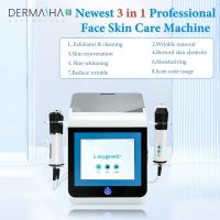 China 3 Hanldes Oxygen Hydrafacial Machine Water Spray Facial CO2 Bubble Equipment Skin Care for sale