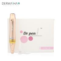 China Electric Dr Pen Permanent Makeup Micro Needle Stretch Marks Removal Derma Pen With Led Light for sale