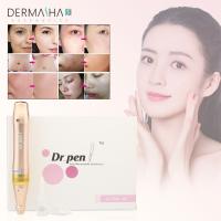 China Electric Dr Pen Permanent Makeup Micro Needle Stretch Marks Removal Derma Pen With Led Light for sale