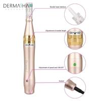 China Electric Dr Pen Permanent Makeup Micro Needle Stretch Marks Removal Derma Pen With Led Light for sale