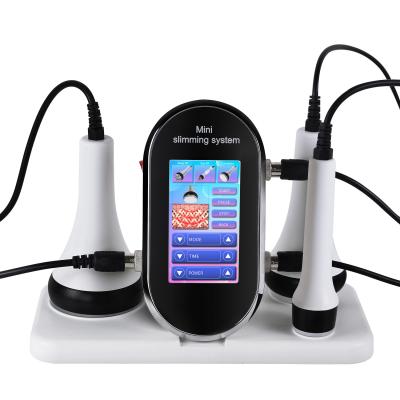 China RF Vacuum Weight Loss Beauty Machine , Ultrasonic Mini 40k Cavitation Machine 4 In1 for sale
