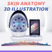 China WIFI 4G Magic Mirror Skin Analyzer Machine , RGB UV Face Skin Test Machine for sale
