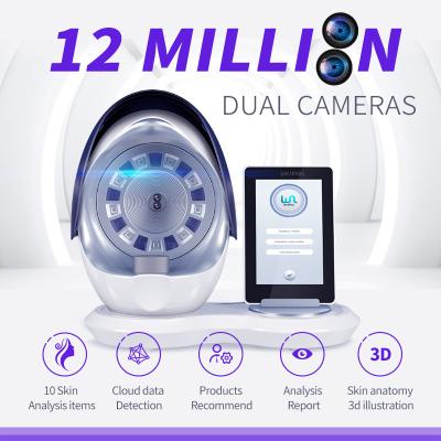 China WIFI 4G Magic Mirror Skin Analyzer Machine , RGB UV Face Skin Test Machine for sale