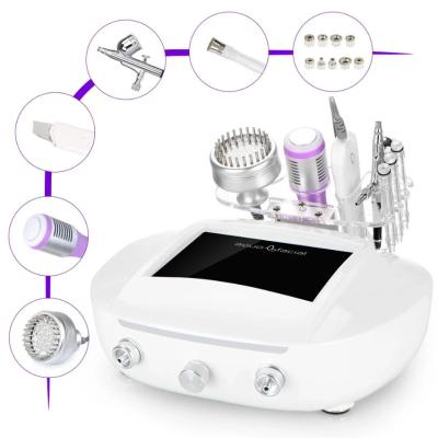 China 5 In 1 Facial Dermabrasion Machine , Ultrasonic Skin Scrubber Machine for sale