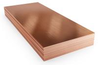 China C10100 OFE Anodizing Copper Flat Sheets AISI TP1 Red Copper Plate Construction for sale
