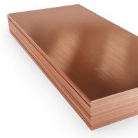 China Oiled Brushed 4x8 Copper Sheet Metal 20 Gauge C14500 Tellurium Copper for sale