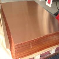 China SGS 0.1mm Thickness Copper Flat Sheets C26800 Thin Copper Sheets For Crafts for sale