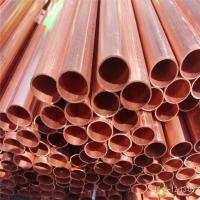 China DIN 86019 C10700 Type L Copper Pipe 15mm Wall Thickness Brush Finish for sale