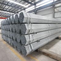 China BS EN10296 ASTM A36 Galvanized Steel Pipe ERW Round Tube 20mm-508mm OD for sale