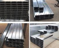 China Perforated Galvanized C Channel Steel Beam 180x60x20x2mm Q235B for Steel Structure for sale