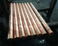 China 25mm 50mm Diameter Pure Copper Round Bar 99.994% High Conductivity Mill Finish for sale