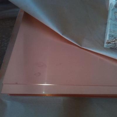 China C12000 Oil Rubbed Bronze Copper Plate 8x4 ASTM B441 Engraving Sheet 99.99% Pure for sale