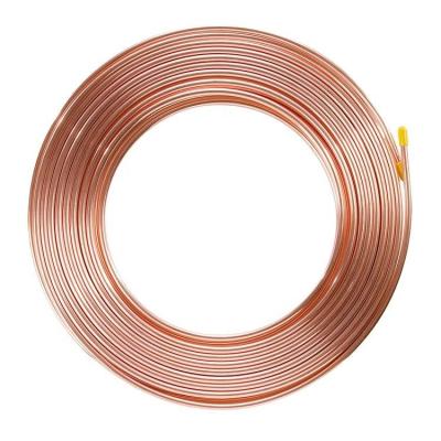 China C17200 4m Pancake Coil Copper Pipe 15mm Coiled Arc Welding for sale