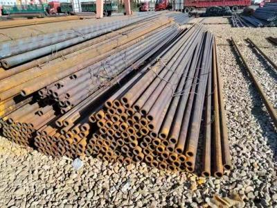 China Q345 MS Seamless Carbon Steel Pipe Black Painted ERW Welded Round Tube 345 MPa Yield Strength for sale