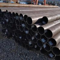 China Q345 MS Seamless Carbon Steel Pipe Black Painted ERW Welded Round Tube 345 MPa Yield Strength for sale