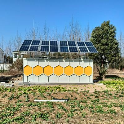 China 15 Ton Solar Sewage Treatment Equipment with Honeycomb Structure and 360-Degree Rotation | SAOF Process Technology for sale