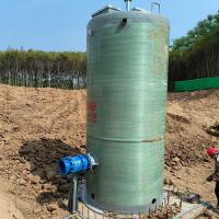 China Intelligent Fiberglass Lift Station - Solar Powered FRP Pump Station with Modular Design for Water Management for sale