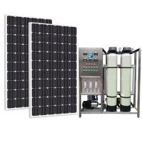 China Automatic Solar Reverse Osmosis Water Purification System with High-Efficiency RO Membranes and Solar Power Operation for sale