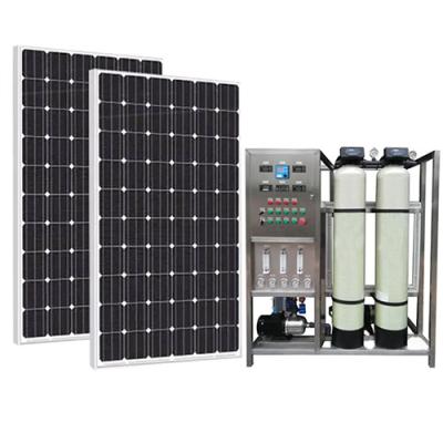 China Automatic Solar Reverse Osmosis Water Purification System with High-Efficiency RO Membranes and Solar Power Operation for sale