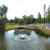 China 380V 0.5KW Solar Powered Pond Aerator with Fountain Landscaping and Water Quality Improvement for sale