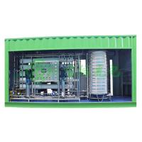China Solar Seawater Desalination System with 20KW Power & 99% Desalination Rate - Containerized RO Water Treatment for sale