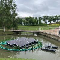 China High Oxygen Solar Powered Fish Aerator with 0.5mm Fine Bubbles and 6-8mg/L DO Concentration for Pond Treatment for sale