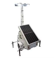 China Portable Solar Mobile Light Tower with 1380W Solar Panels and 800AH Battery for 24-Hour Parking Lot Lighting for sale