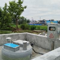 China Commercial Prefabricated Pump Station with Corrosion-Resistant Fiberglass Water Tanks - 1000L to 5000L Capacity for Rainwater Collection for sale