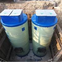 China Commercial Prefabricated Pump Station with Corrosion-Resistant Fiberglass Water Tanks - 1000L to 5000L Capacity for Rainwater Collection for sale