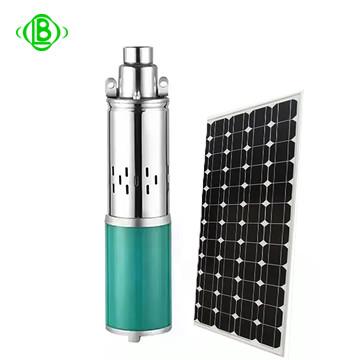 China 1Hp 2 Inch Stainless Steel Solar Submersible Pump for Seawater - 0-100m Head & 0.5-20 m³/h Flow for sale