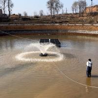China Solar Powered Impeller Surface Aerator with Corrosion-Resistant Float for Fish Farming - 1000+ sqm Coverage for sale