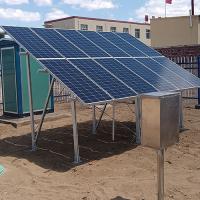 China Solar-Powered 30m³ Domestic Wastewater Treatment Plant with AO/A²O Process and Remote Monitoring for sale