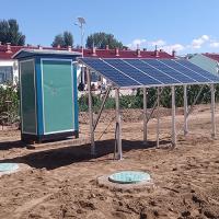 China Solar-Powered 30m³ Domestic Wastewater Treatment Plant with AO/A²O Process and Remote Monitoring for sale