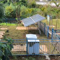 China 10t/h Solar Powered Underground Wastewater Treatment Plant with Low Noise and Odor Control for Domestic and Industrial Applications for sale