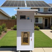 China Pure Solar Energy Water Dispenser 1-5 Tons/Day with RO Filtration for Community Park School Drinking Water for sale
