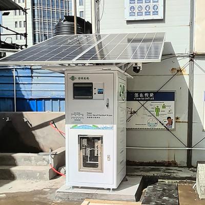 China 2-in-1 Solar Water Purifier & Charging Station with 1000L Daily Capacity and 100Ah Battery Storage for sale