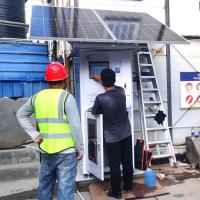 China 2000L/Day Solar Water Purification System with 100W-400W Panels and 100Ah Battery for Community Use for sale