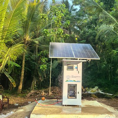 China Solar Powered RO Water Dispenser - Coin Operated Self-Service System with Multi-Stage Filtration for Community Use for sale