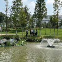 China 120W Solar Fountain Aerator with 80W Motor for 1000-2000 m² Lake & Pond Oxygenation for sale