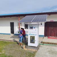 China Commercial Solar Drinking Water Equipment 2000W 2000L Daily Capacity for sale