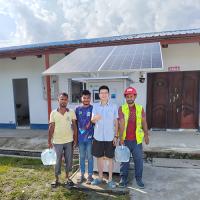 China Solar Brackish Water Purifier 1000 LPD Removes Fluoride Salts for High Salinity Areas for sale