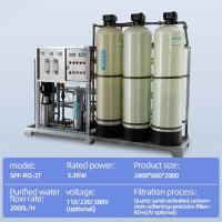 China Industrial Solar Reverse Osmosis Water Purification Equipment 2000L/Day 3.3KW for sale