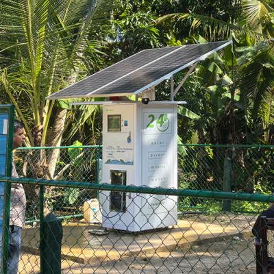 China Solar Powered Reverse Osmosis Water Treatment System 5000LPD RO Water Purifier for sale