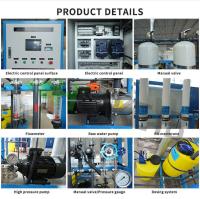 China 500L/H Portable Seawater Desalination Reverse Osmosis System 1.5kw Water Treatment Machinery for sale