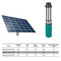 China Solar Water Pump 3 Inch DC Submersible Pump for Agriculture Irrigation Fountain Garden 48V for sale