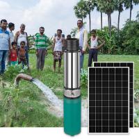 China Solar Water Pump 3 Inch DC Submersible Pump for Agriculture Irrigation Fountain Garden 48V for sale