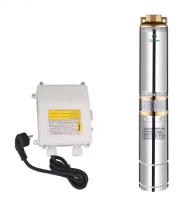 China 3 Inch Solar Deep Well Submersible Water Pump 220V 0.7HP Stainless Steel for Farm Irrigation for sale