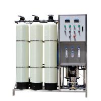 China Seawater Desalination RO Water Filtration System 1000LPH Drinking Water Treatment Machine with PLC Pump for sale