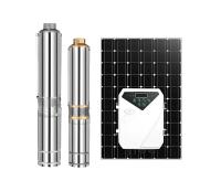 China 24V 0.7HP High Pressure Stainless Steel Submersible Solar Water Pump 1.5m³/h for sale